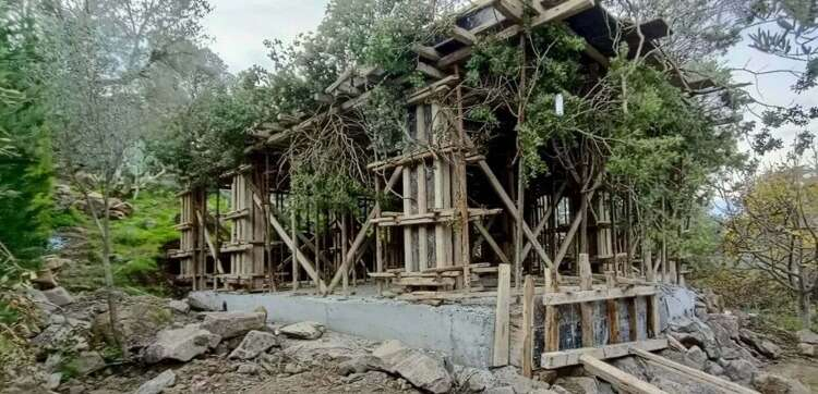 Bodrum’da kaçak inşaata ağaç dallarıyla kamuflaj - Bursa Hakimiyet